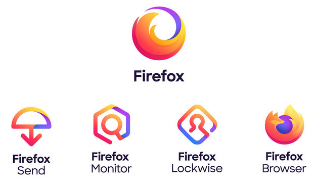 Mozilla dévoile les nouveaux logos de ses différents produits